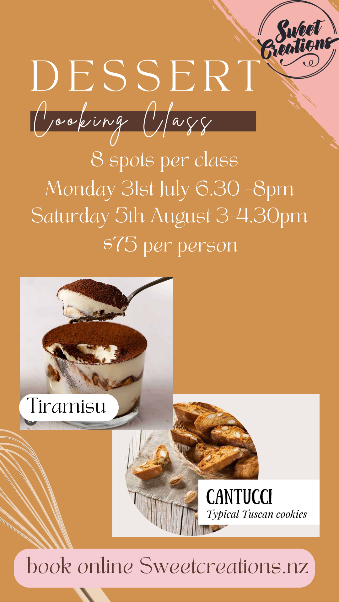Classes – Sweet Creations