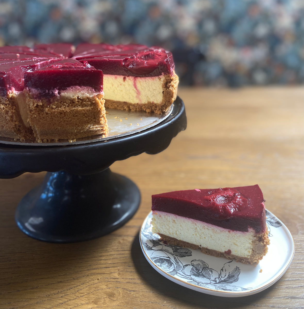 Black Doris Plum Cheesecake – Sweet Creations